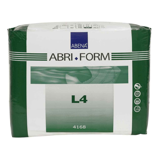 Abena Abri-Form Comfort Level 4 Adult Diapers w/ Plastic Backing | LL ...
