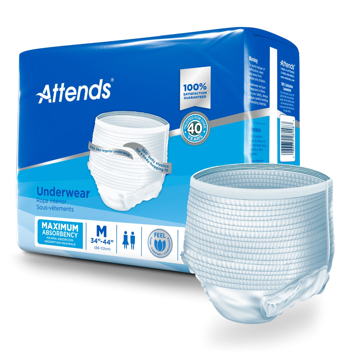 Attends Underwear, Maximum Absorbency | LL Medico