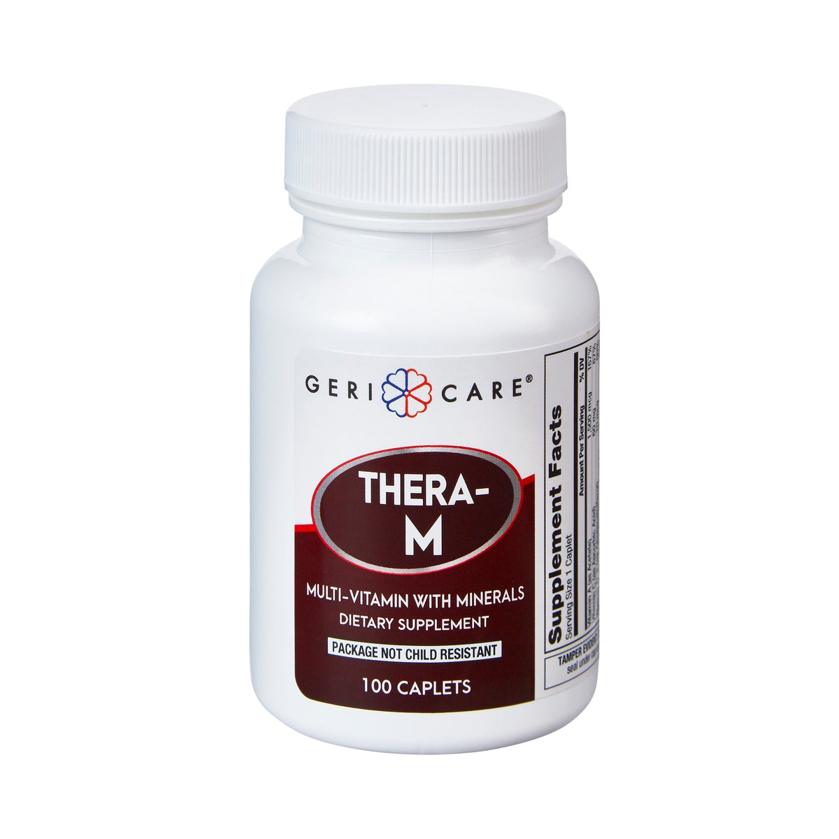 Geri-Care Multivitamin Supplement with Minerals, 100 caplets | LL Medico