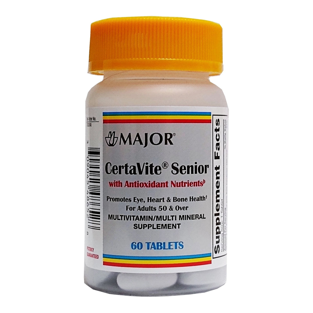 Major CertaVite Senior Multivitamin Supplement, 60 tablets | LL Medico
