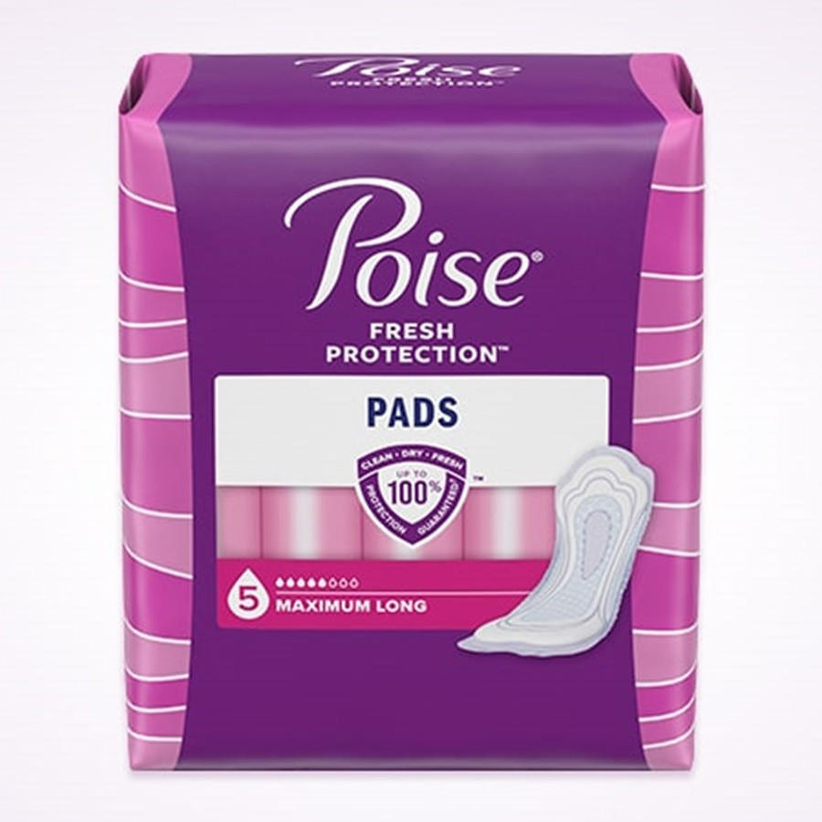 Buy Poise Incontinence Pads, 5 Drops Maximum Absorbency – LL Medico